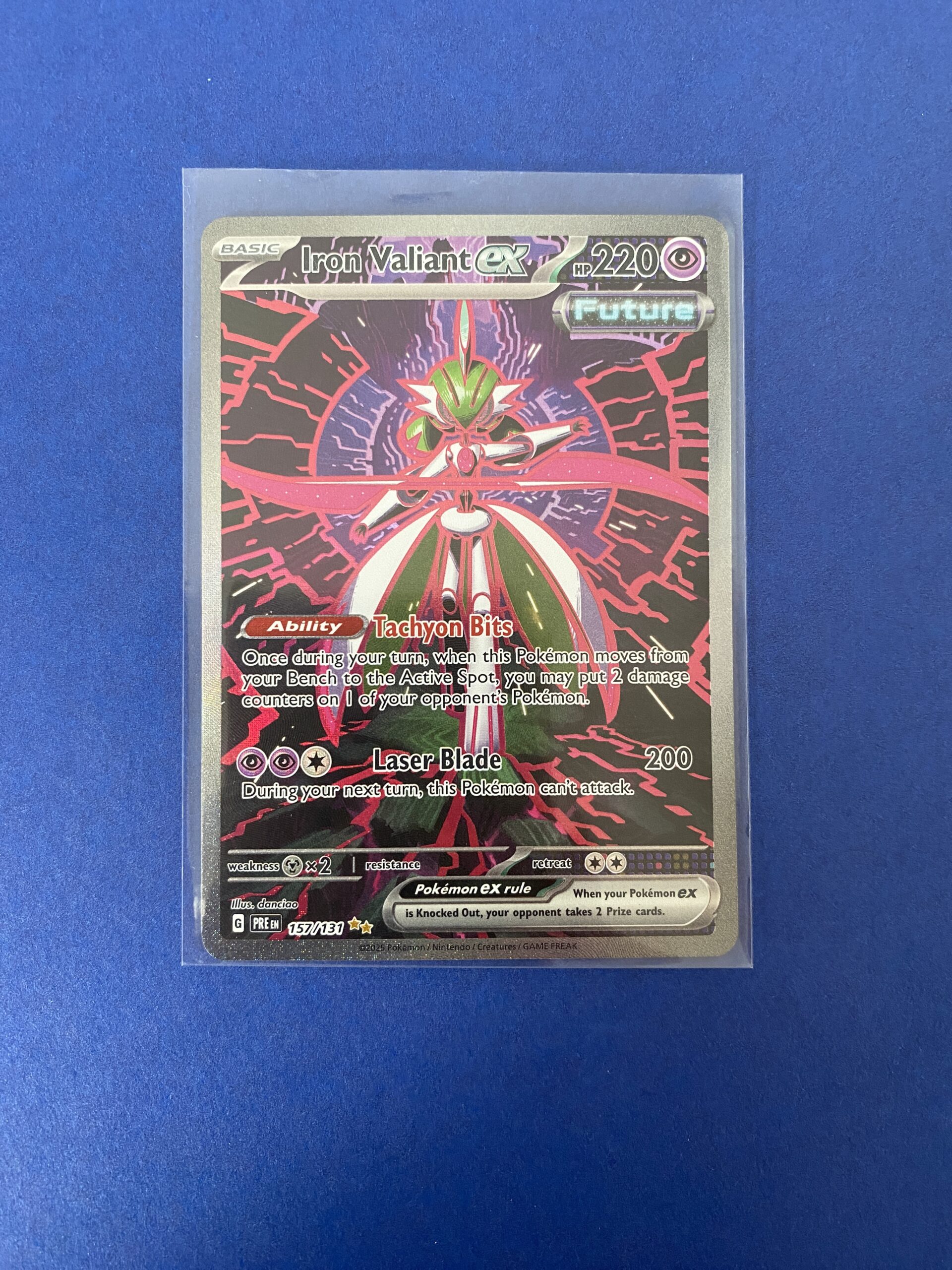 Iron Valiant ex - Prismatic Evolutions (PRE) - 157/131 - Midnight Cards